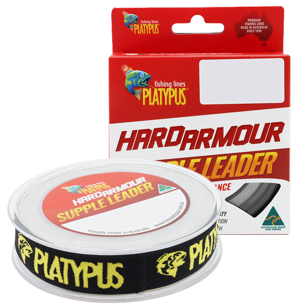 PLATYPUS HARD ARMOUR Supple Mono Leader 80m 80lb $20.99 - PicClick AU
