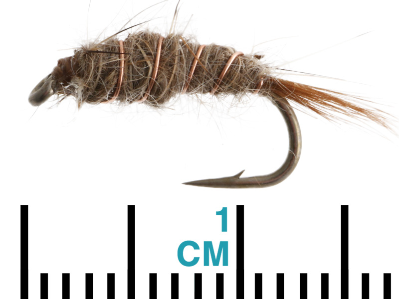 BLACK MAGIC HARE and Copper Nymph Trout Fly A12 1.5cm $2.78 - PicClick AU